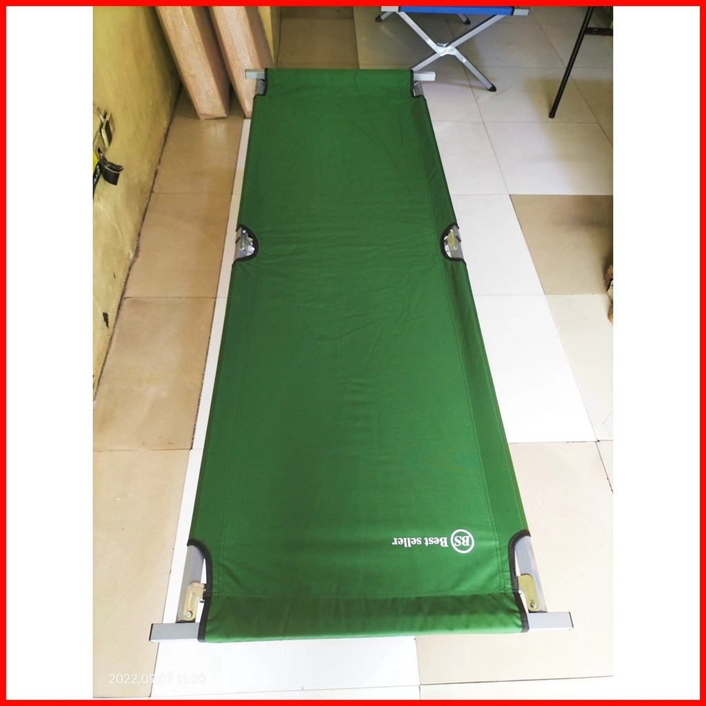 Folding Bed Outdoor Indoor Camping Bed Military Cot | Shopee Philippines