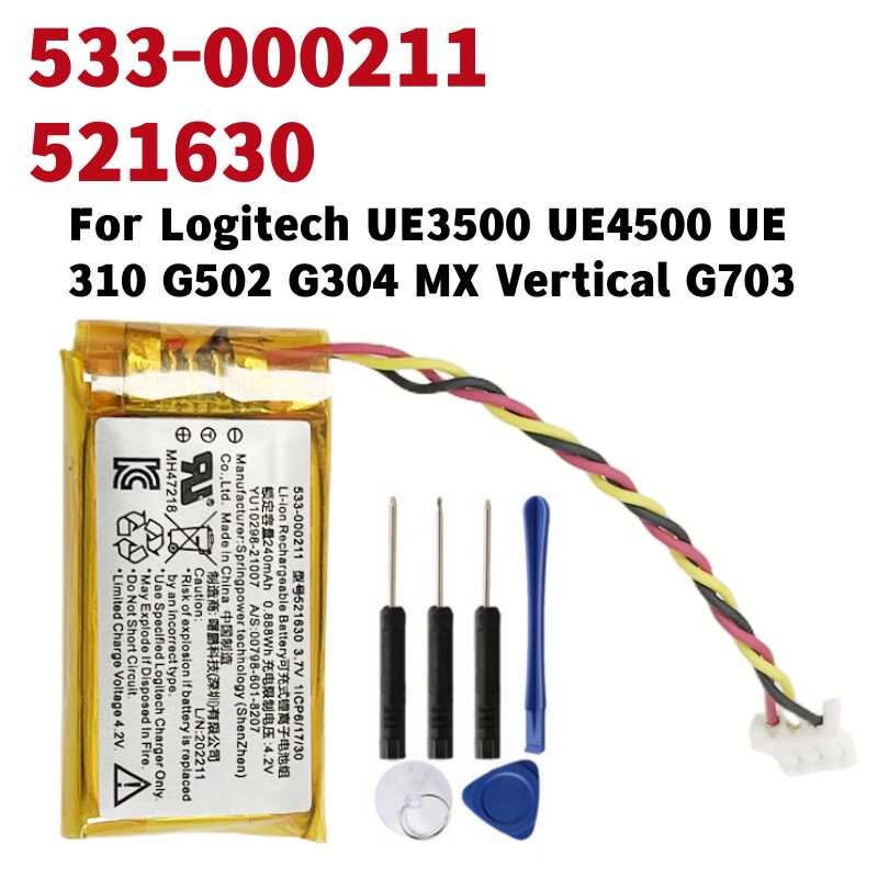533-000211 521630 New Ahb521630 3.7V 240Mah Li-Polymer Battery For ...