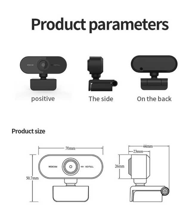 Logitech C615 Full HD Webcam - 1080P - HD External USB Camera For ...