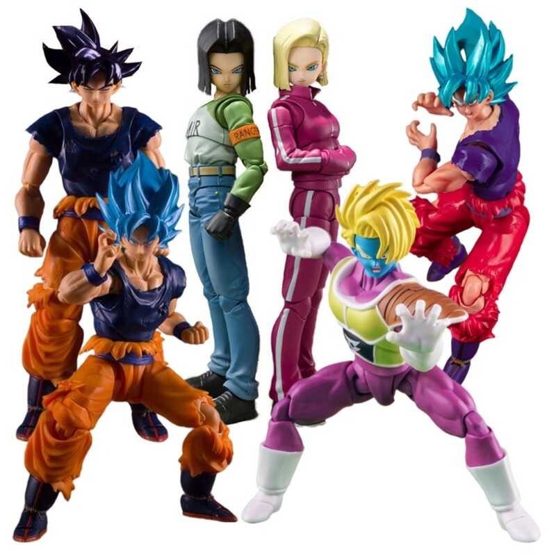 Dragon Ball SHF Son Goku Super Saiya Android Ginyu F Soldier Zamasu ...