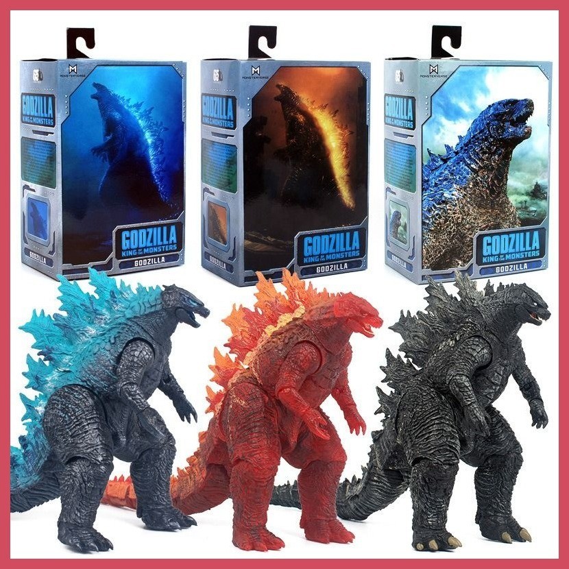 Mechanical Godzilla Toys Figure vs King Kong Three-Headed Dragon ...