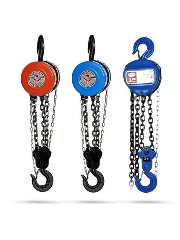 Hand pulled round miniature manual chain hoist, 1 ton, 2 tons, 3 5 ...