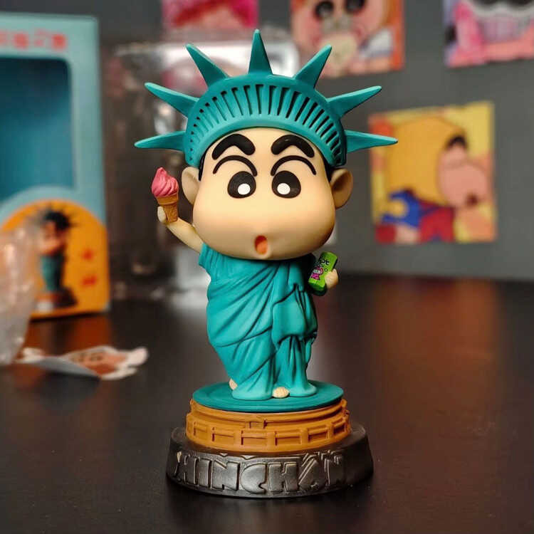 Shin Crayon chan Global Journey Series US Station - Statue of Liberty ...