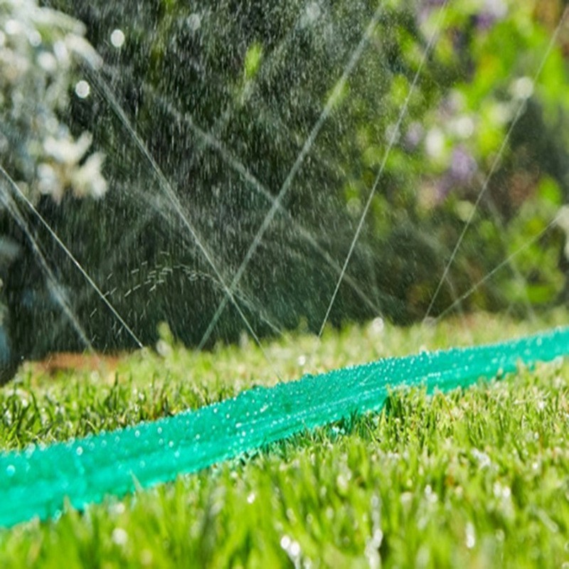 Soaking Hoses and Sprinkler Heads Set Garden Lawn Ground Watering ...
