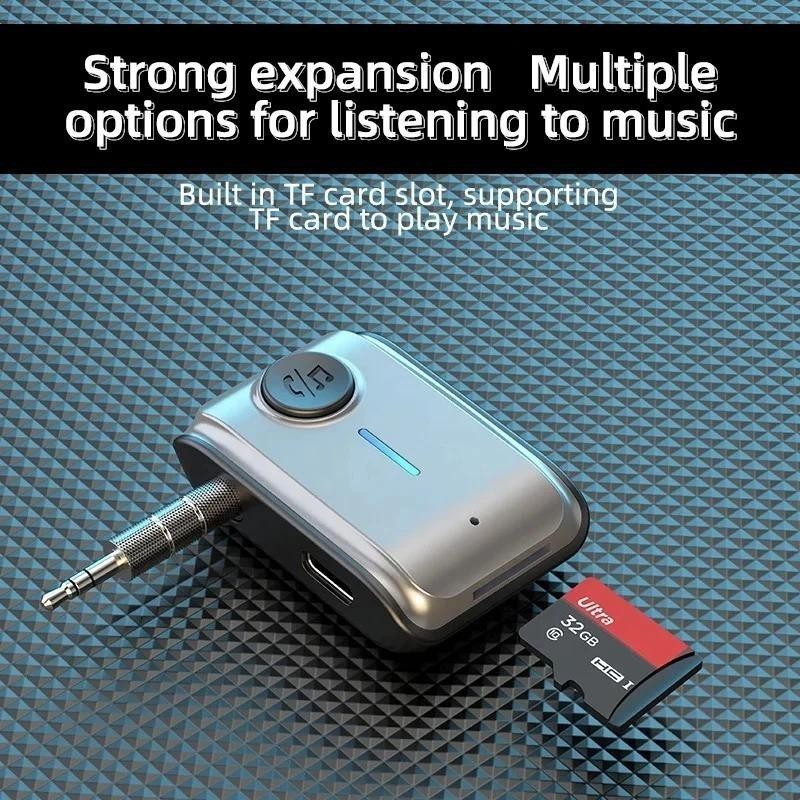 [Shopee Choice] Bluetooth 5.3 Receiver Wireless Audio Adapter 3.5mm AUX ...