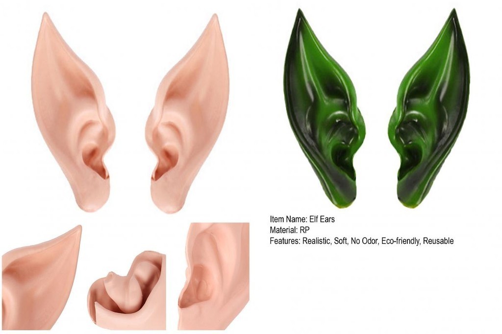 {BIG} 2Pcs Elf ears of different colors and sizes short elf ears and ...