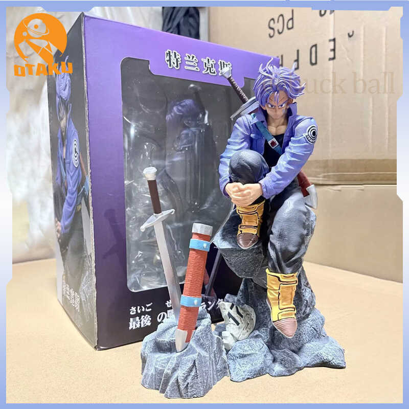 28 Cm Dragon Ball Figure Trunks Dbz Figure Super Saiyan Action Figure ...