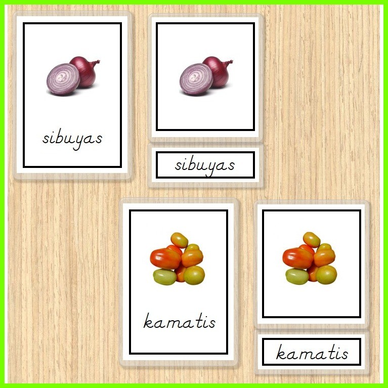 VEGETABLES in the PHILIPPINES - Bahay Kubo Gulay - Montessori Three ...