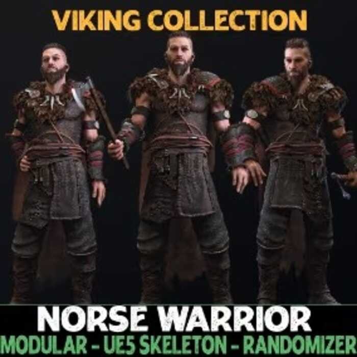 UE5 Unreal 5 Viking Warrior 3D Model Warrior - Viking Male Set | Shopee ...