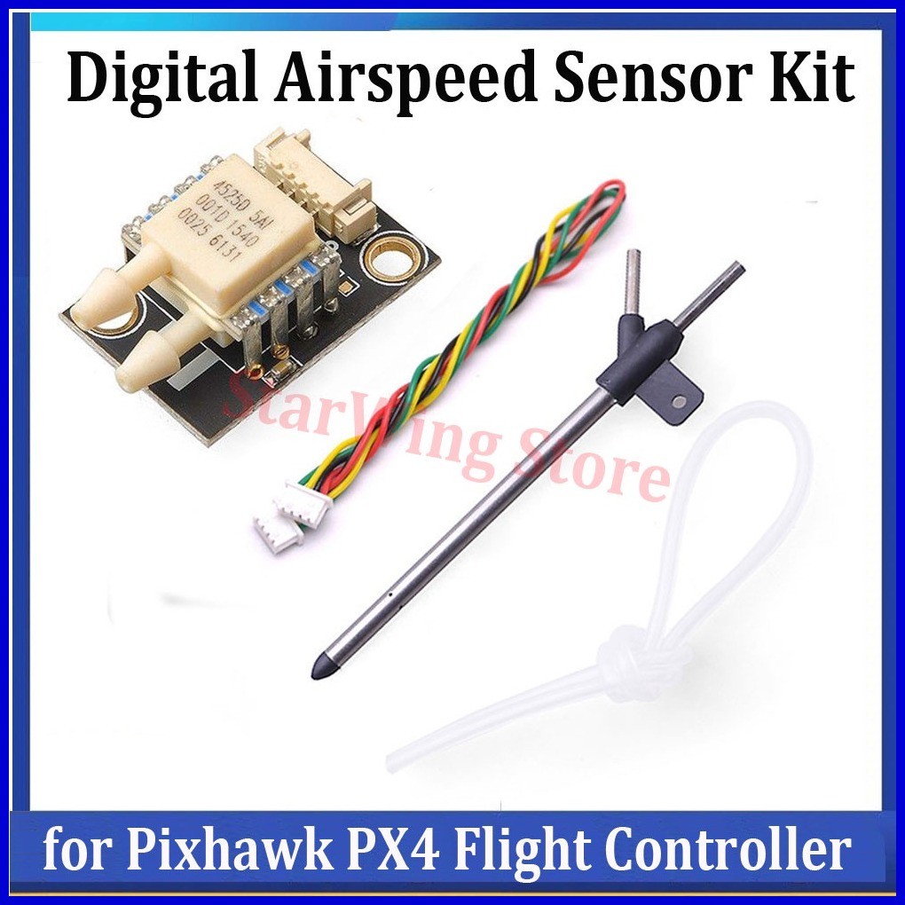 Happymodel Pixhawk PX4 Digital Airspeed Sensor Kit Differential PITOT Pitot Tube Air Speed Meter ...