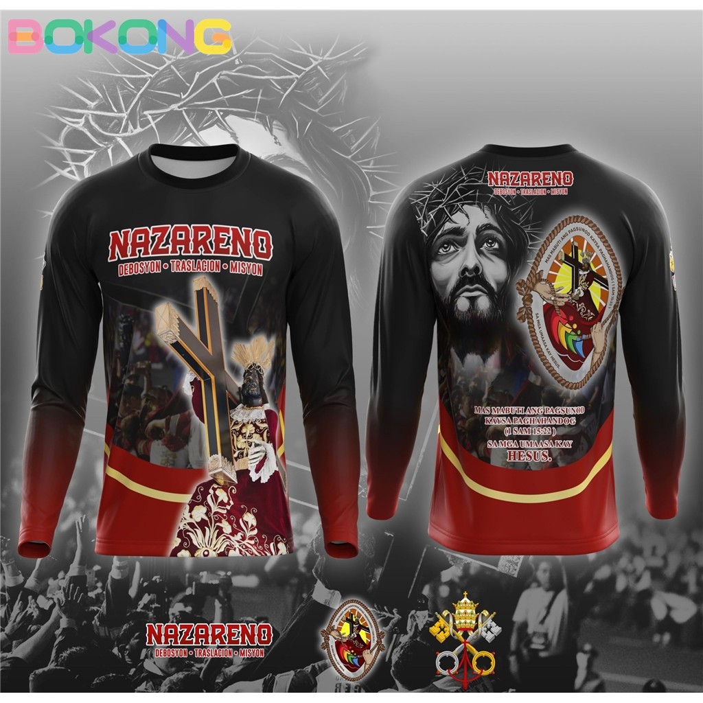 [FREE CUSTOME] Fully sublimated 3D print TSHIRT nazareno 2025 debosyon ...