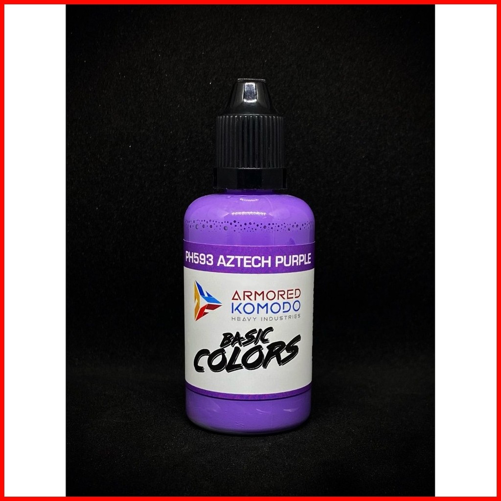 ☸ ๑ Aztech Purple PH593 50ml Armored Komodo Airbrush Hobby Paint ...