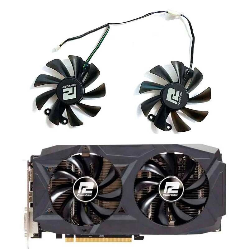 Brand New 32 4 85Mm 4Pin Rx580 GPU Fan For POWERCOLOR Radeon 2048Sp 8Gb ...