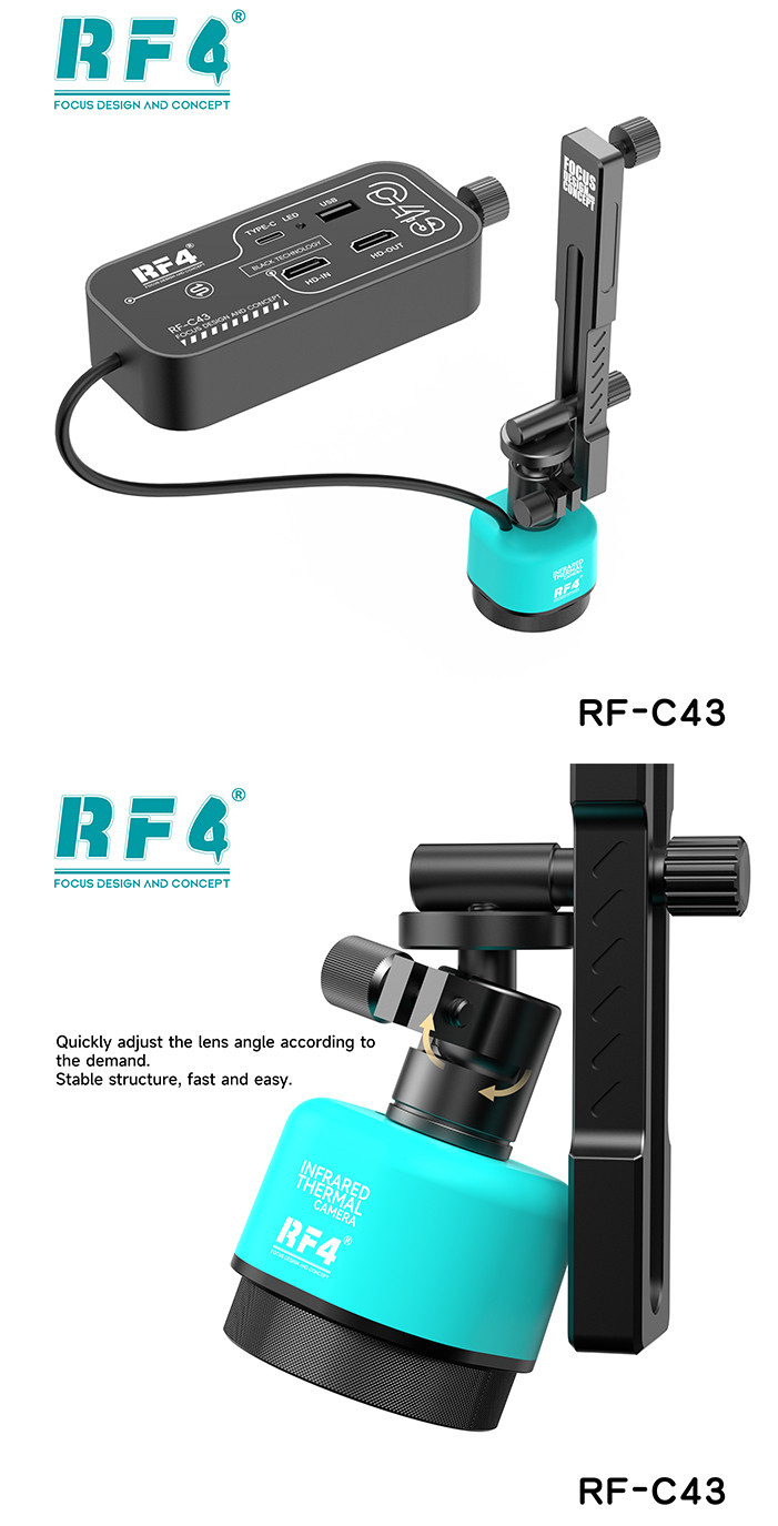 RF4 RF-C43 Infrared Thermal Imager For Mobile Phone Motherboard Checking Thermal Imaging Fault ...