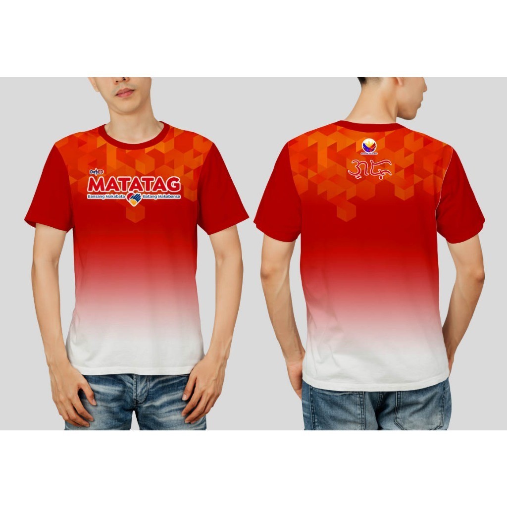 NEW! 2024 MATATAG UNI T SHIRT FULL SUBLIMATION BADGE NATIONAL | Shopee ...