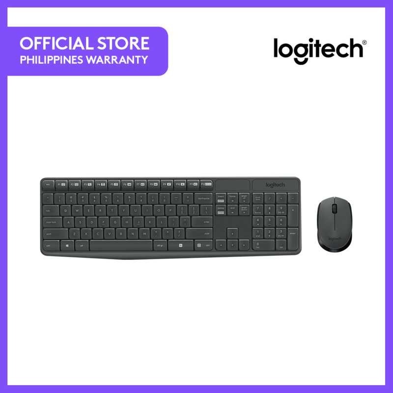 Logitech 235 Wireless Keyboard And Mouse Combo For Windows, 2.4 Ghz ...