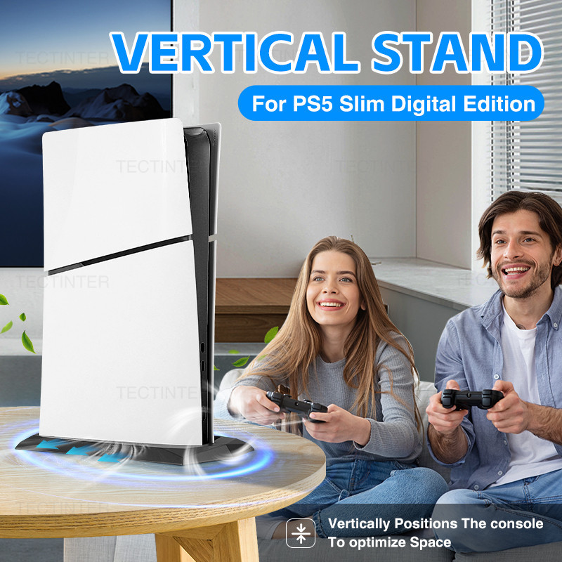 Vertical Stand For Playstation 5 Slim Disc Edition Console Cooling ...