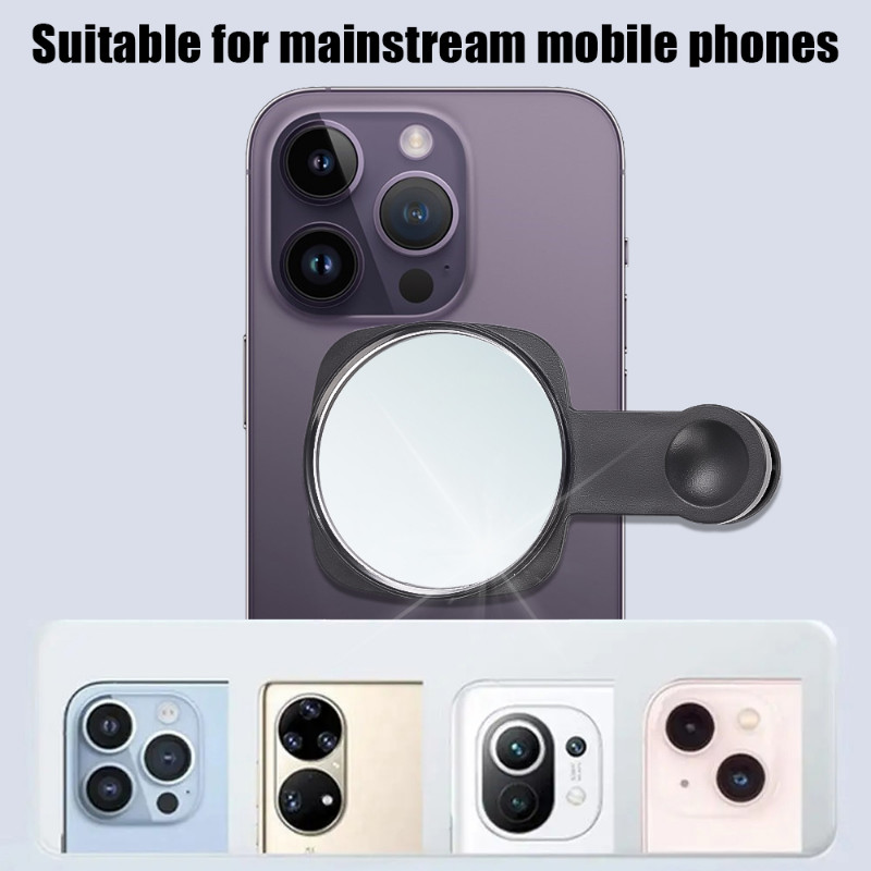Phone Camera Reflection Lens Clamp Kit - with Storage Box - Universal ...