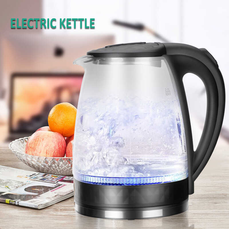 2L Electric Glass Kettle Sa 2000W Kitchen appliances Panatilihin Warm ...