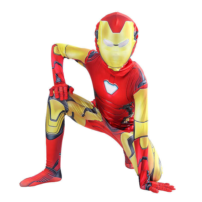 LY Iron Man Mark85 Cosplay Costumes Kids Adults Role Play Spandex With ...