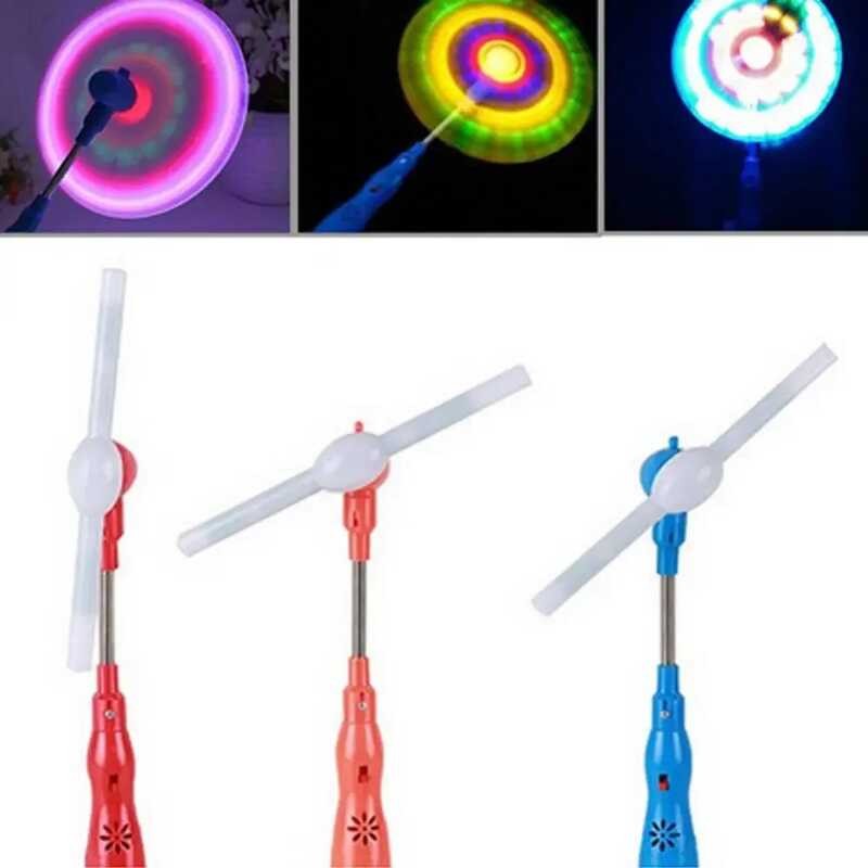 LY Led Glowing Windmill Toy Flashing Light Up Fan Child Toy Gift Mini ...
