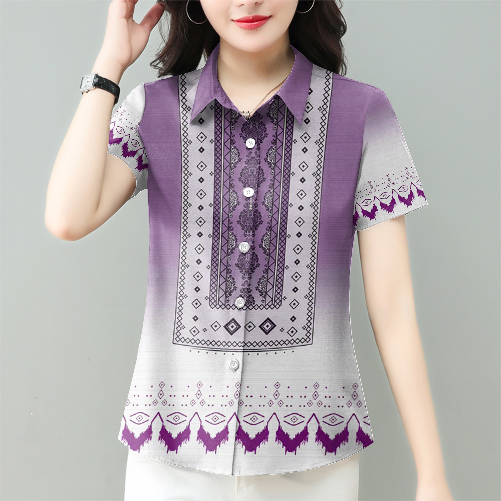 2025 Asean Attire For Women Retro Ethnic Style Shirt For Women ...