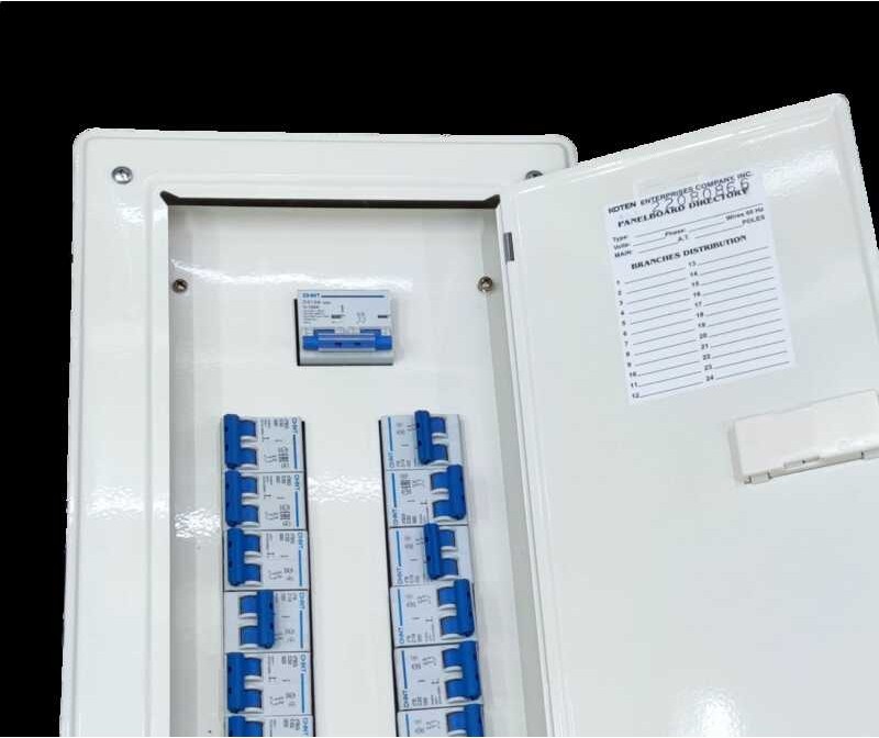 Panel Board 14 Branches Miniature with 100A 2 Pole Main and 14 Branches ...