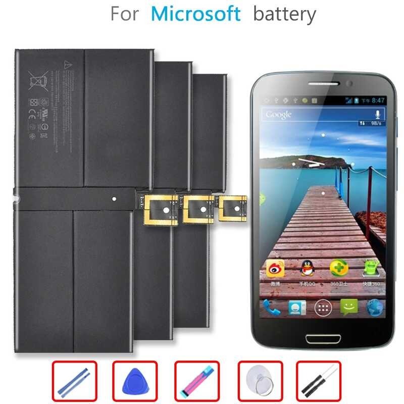 Pro 5 5940mAh Para sa Microsoft Surface Pro5 1796 7.57V Series Tablet ...