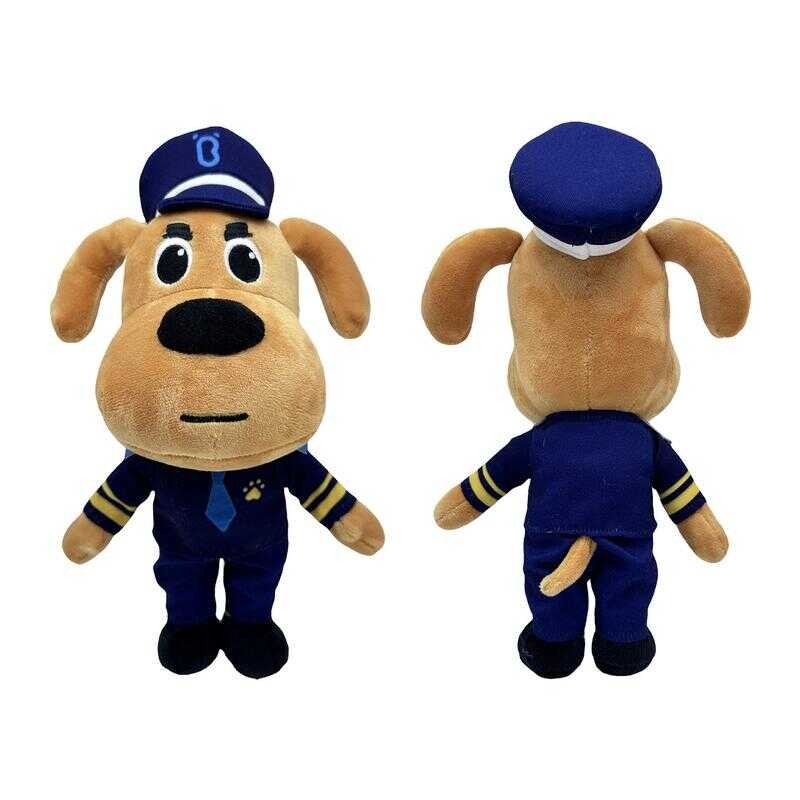 Sheriff Labrador Plush Cartoon Animation Dog Dolls Cute Soft Plush ...