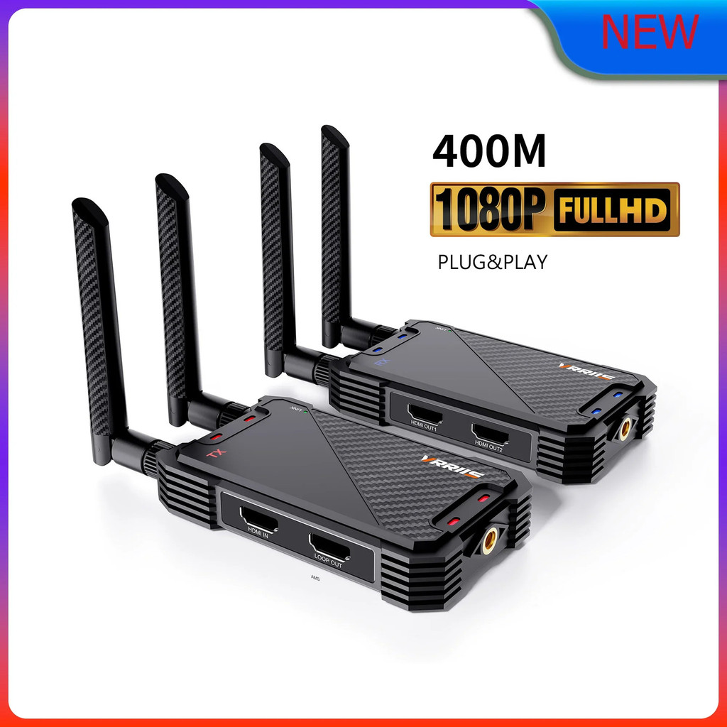400m Los Range 50ms Image Wireless Transmission System Audio Video ...