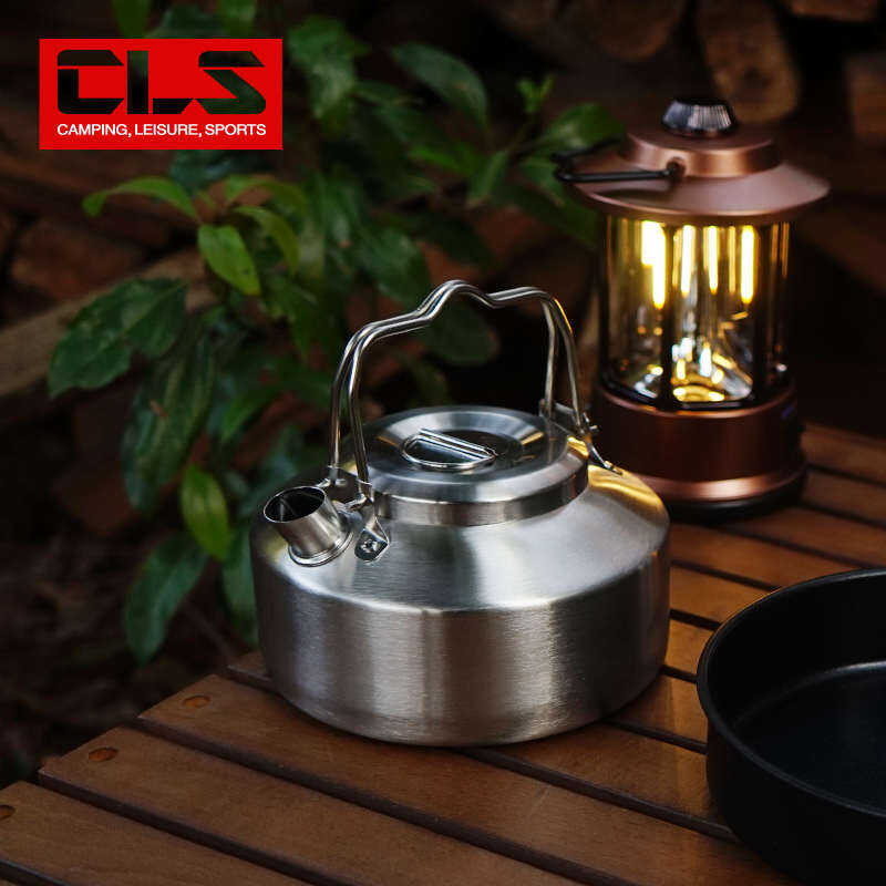 CLS Outdoor 1L Water Bottle 304 Stainless Steel Ultra Mini Camping Water Bottle Coffee Pot Moun ...