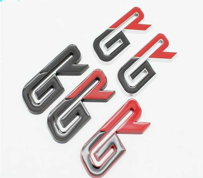 §≌ Ao 20X 3D Car GR Sport Decal Emblem Badge For Toyota HV Yaris RZ RC ...