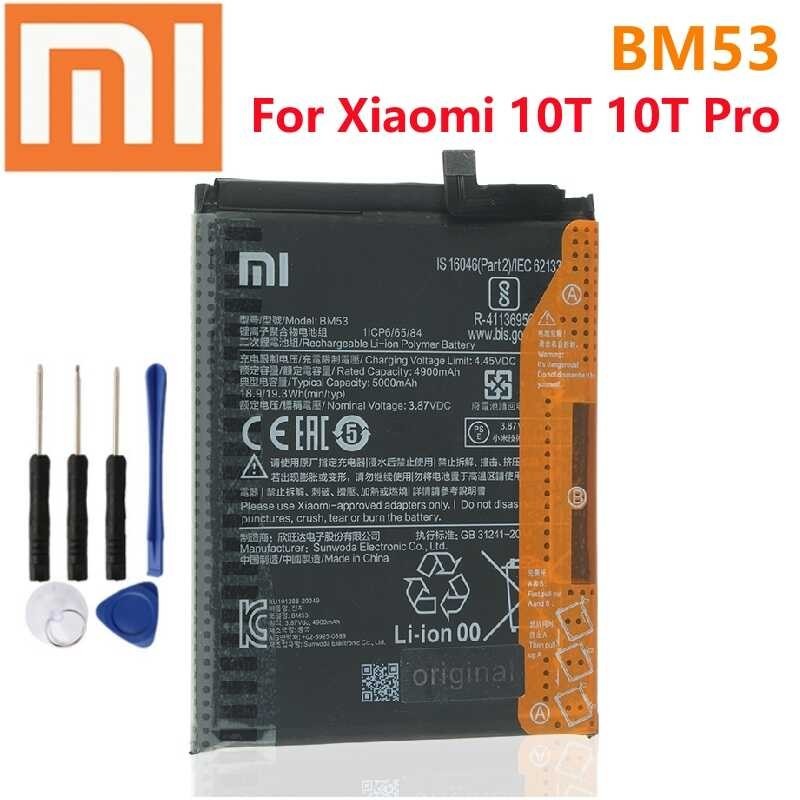 BM53 Xiaomi Original Replacement Battery For Xiaomi 10T 10T Pro Mi 10T ...