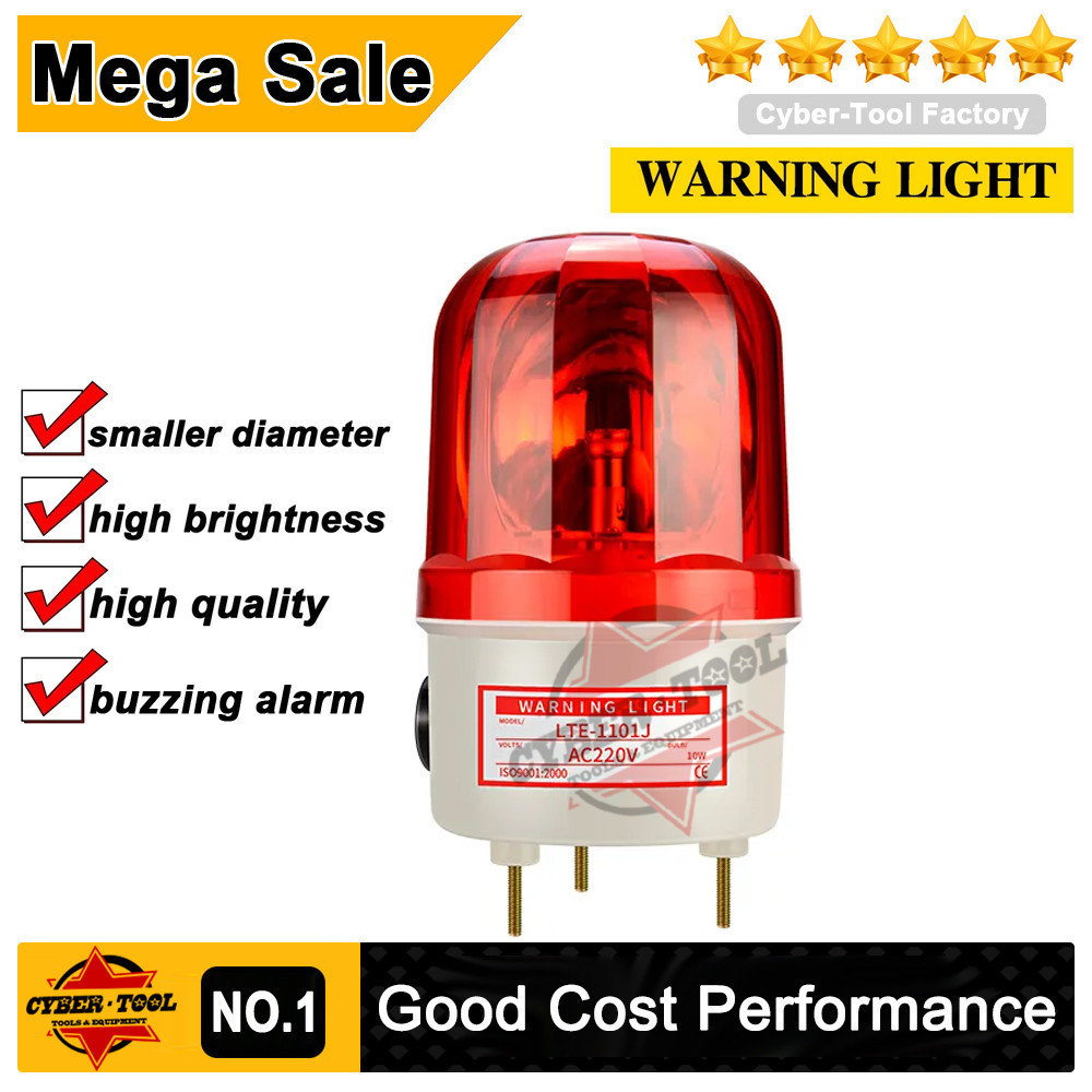 LED Strobe Signal Warning Buzzer Light Warning Lamp Sound Indicator ...