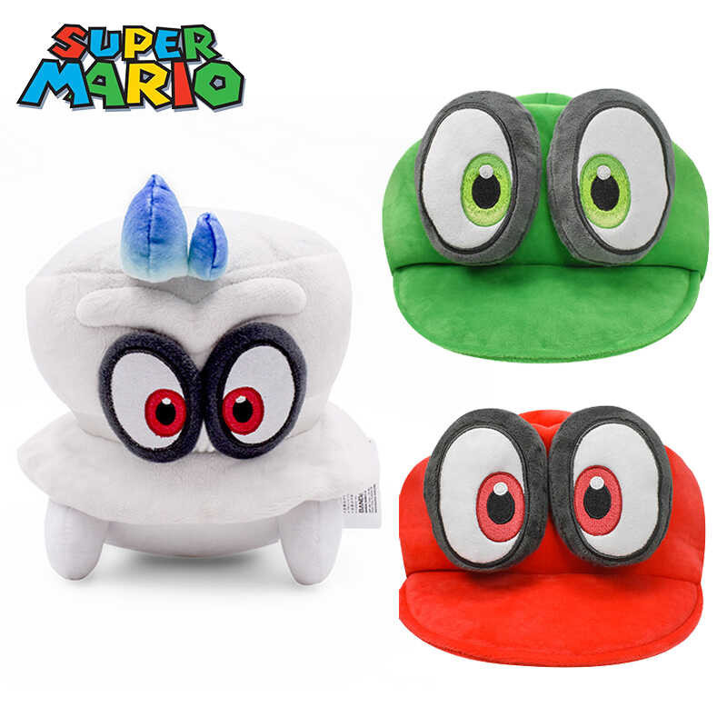 Super Mario Bros Plush Hat Cospaly Props Cappy Cartoon Toys Caps ...