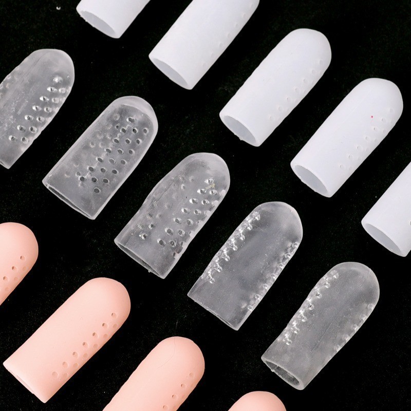 5Pcs Finger Cots With Air Holes - Fingers Protector - Hand Foot Care ...