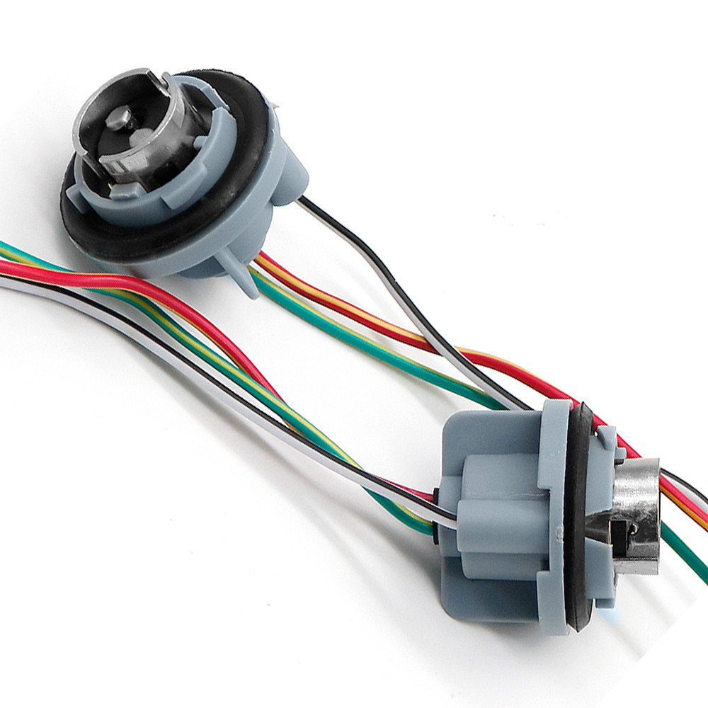 LT 1pcs S25 1157 BAY15D P21/5W Car Auto LED Bulb female Socket adapter ...