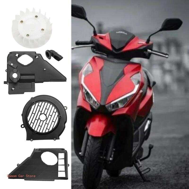 Motorcycle Engine Fan Cover Air Shroud Cooling Assembly Magkasya Para ...