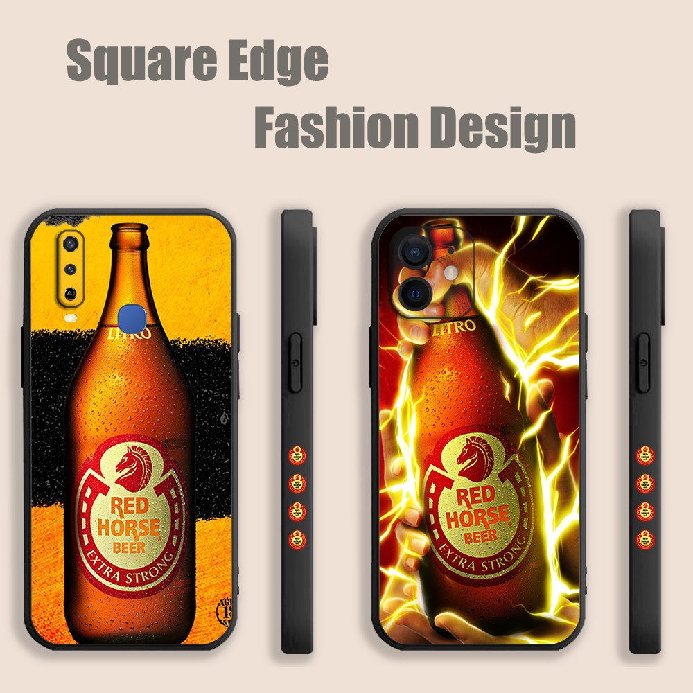 Case For Realme 10 9 9i C30 C31 C33 C51 C53 C55 Print Redhorse Alcohol ...