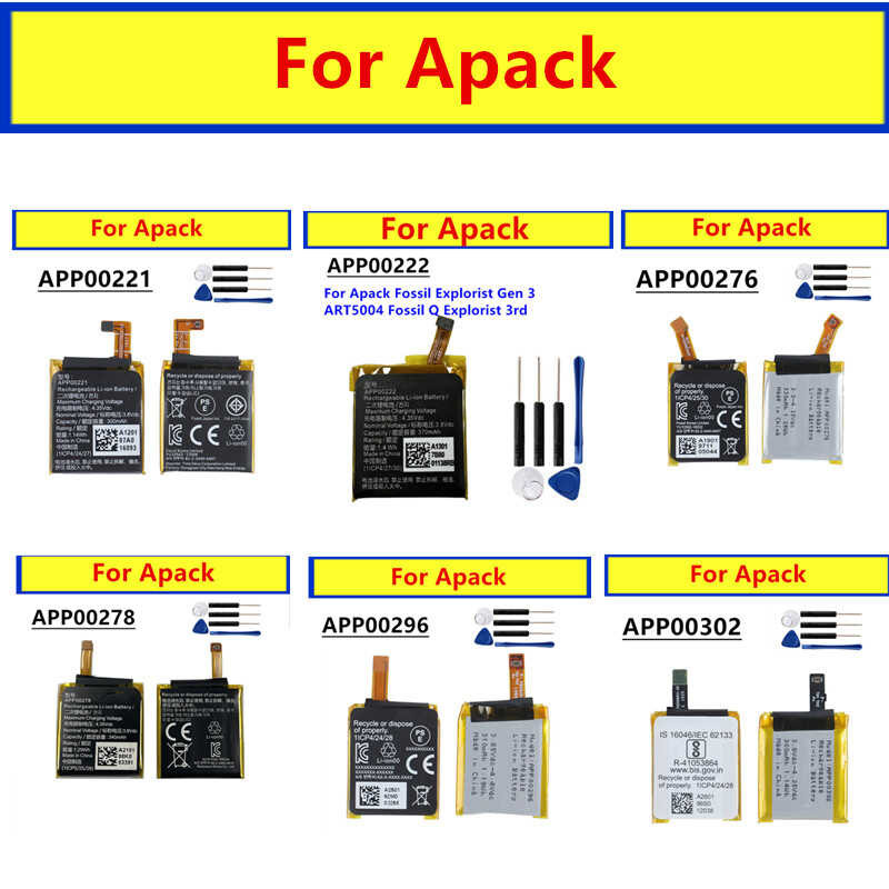 Battery For Apack App00296 For Gen 5 / Julianna HR Ftw6035 App00276 ...