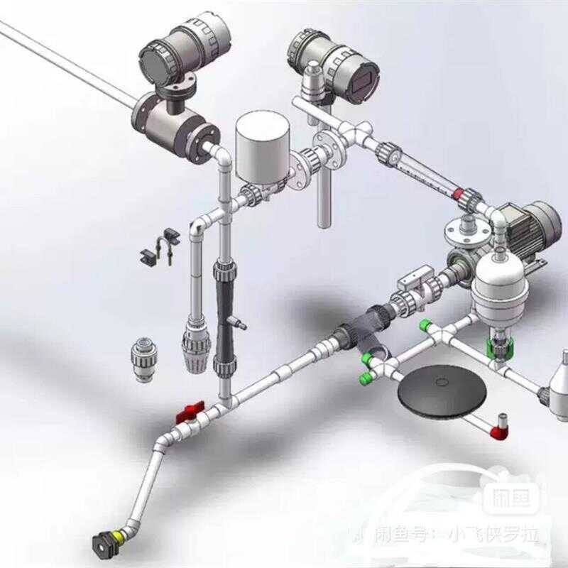 SW Solidworks, routing, UPVC pipe fittings library, automatic routing ...