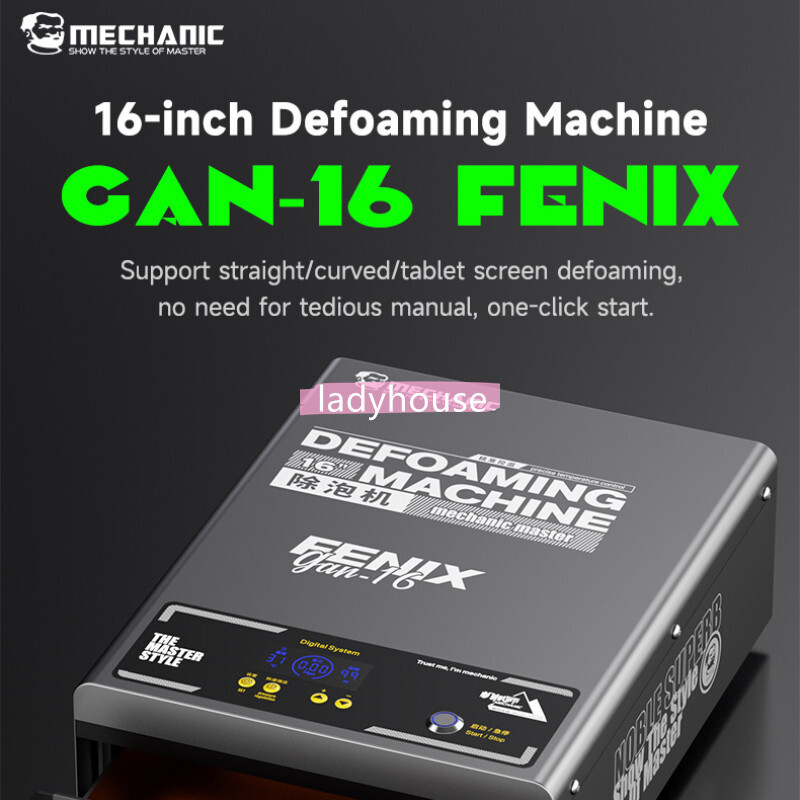 Original New MECHANIC 16-Inch Defoaming Machine GAN-16 Fenix For Phone Flat Screen Curved Screen ...