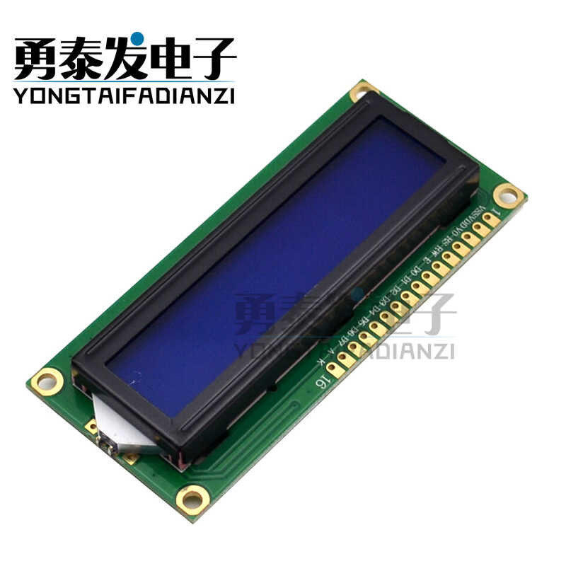 1602 a LCD blue screen 5 V white font with back LCD 1602 | Shopee ...