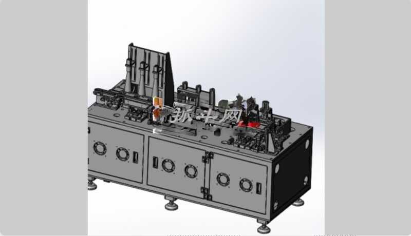 Polar Machine Drawing 3D Model CAD Equipment SW Machine Mechanical ...