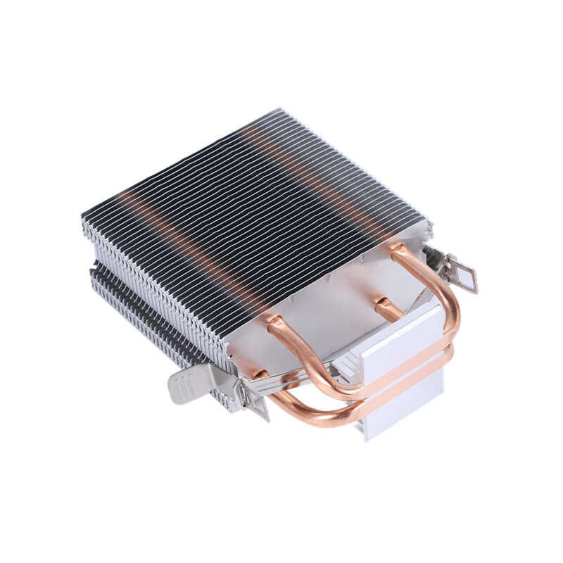 Computer Heat Sink 2 Heat Pipe Copper Tube CPU Light Cooling Universal ...