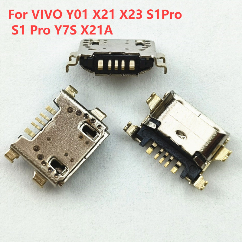 10-100pcs Micro USB Charging Port Jack Socket Charger Connector Dock ...