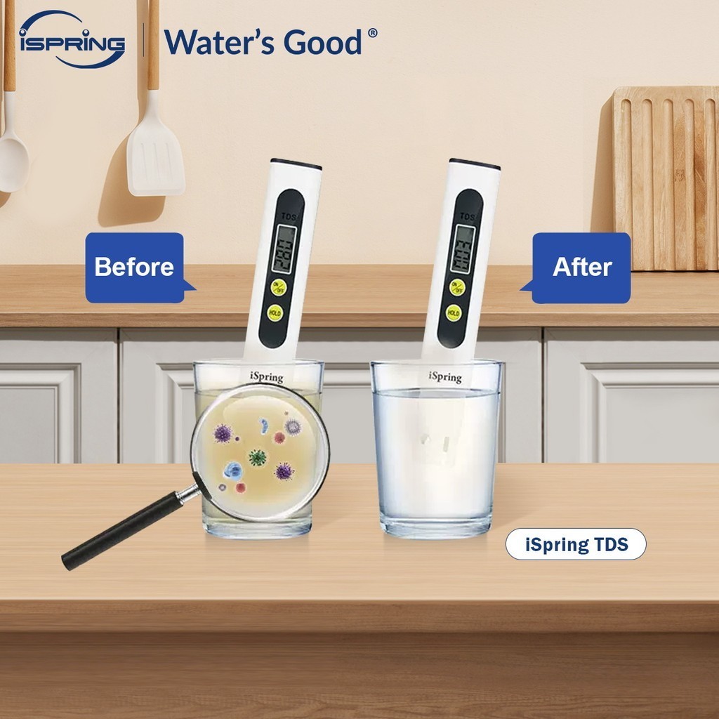 iSpring TDS-4 Water Quality Tester TDS Meter Acidometer Water Quality ...