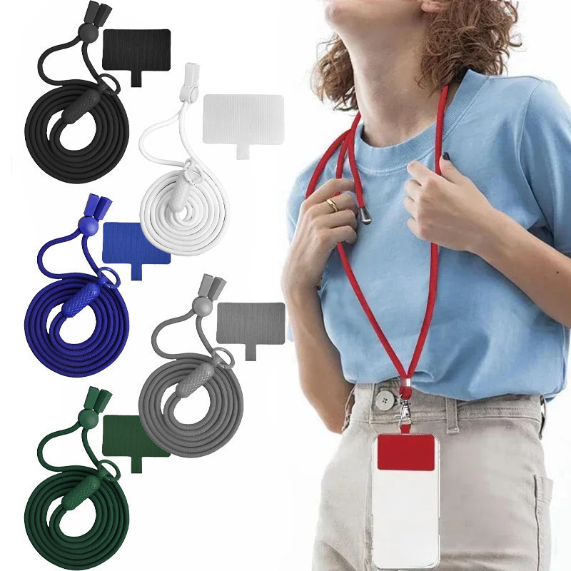 Phone Anti-lost Long Lanyard - Phone Anti-drop Rope with Patch ...