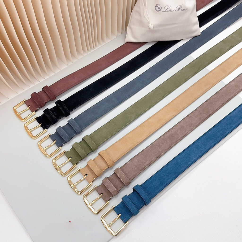 Top Grade Quality 34MM Light Wood Smoke Soft Alsavel Calfskin Belt With ...