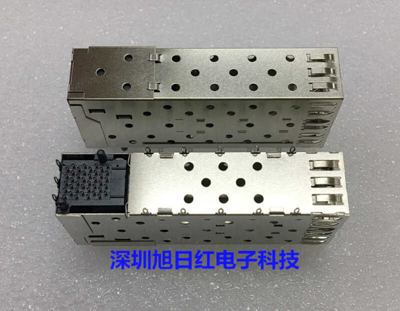 SFP cage dual port fiber interface shell 1 * 2 double-layer cage ...